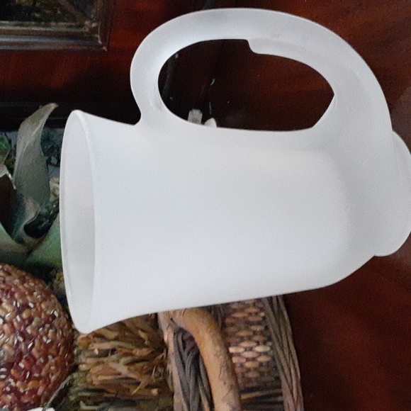 Dining | Vintage Tiara Powdered Frosted Satin Glass Beer Mug About 8 ...